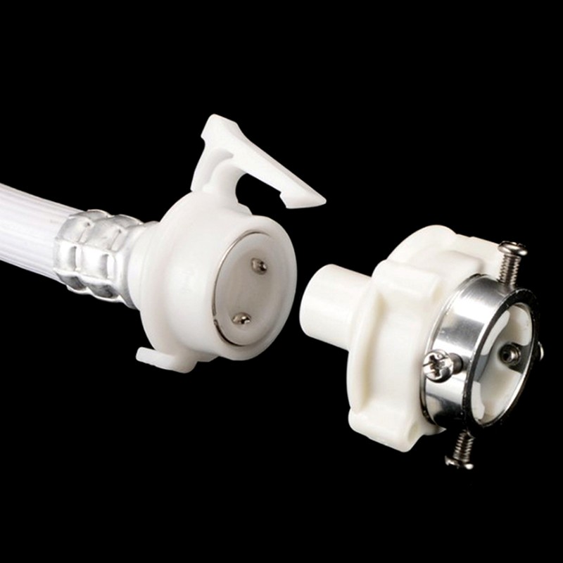 Water Inlet Pipe Adapter Male Thread Snap Connector Screw Jointor ...