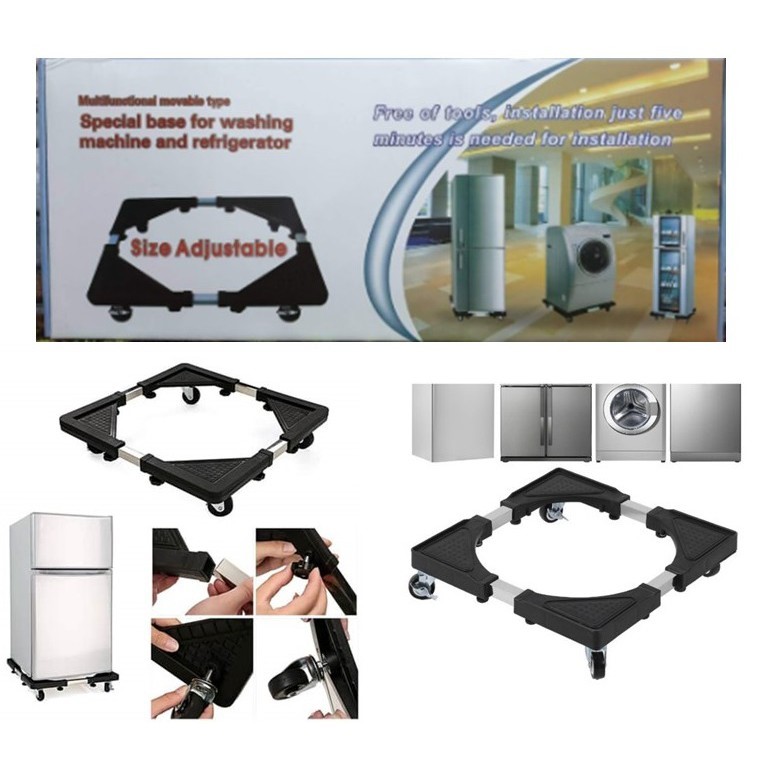 Adjustable Base Multifunction Heavy Duty Movable Washing Machine ...